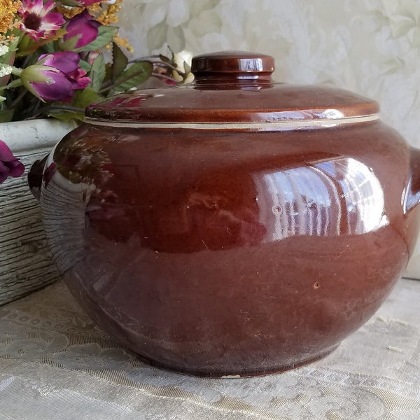 Ceramic Bean Pot - Etsy