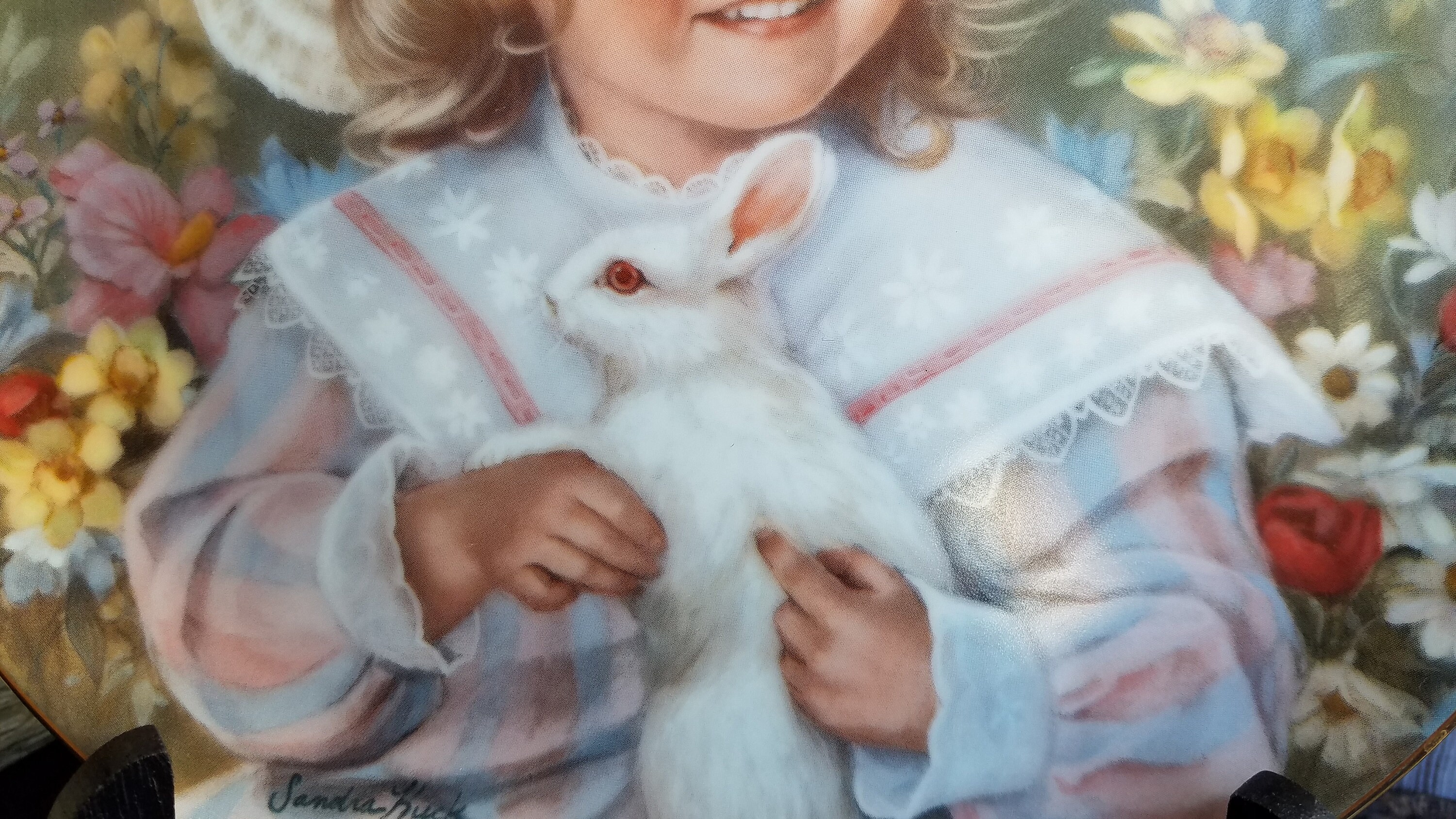 Collectible Plate easter Morning by Sandra Kuck - Etsy