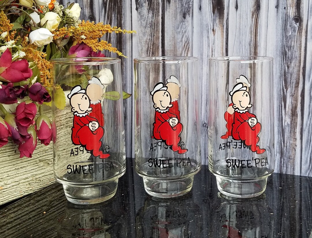 Coca-cola Sweet Pea Collectible Glass Water Tumbler - Set of 3 - Etsy