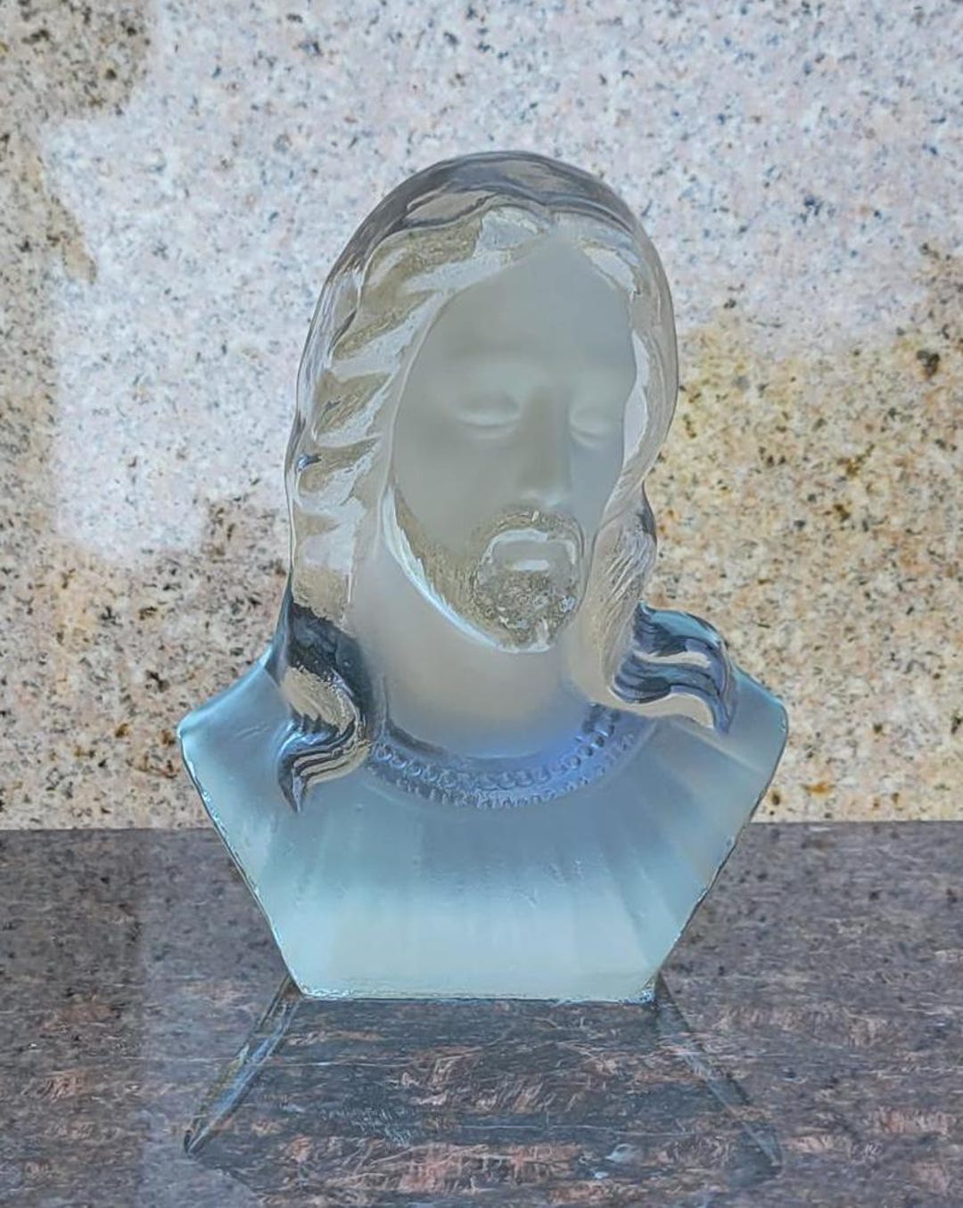 Viking Jesus Glass Bust - 6.5"h - Etsy