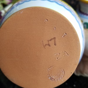 Slov Keramika Modra Terracotta Pottery Flora Vase - Etsy