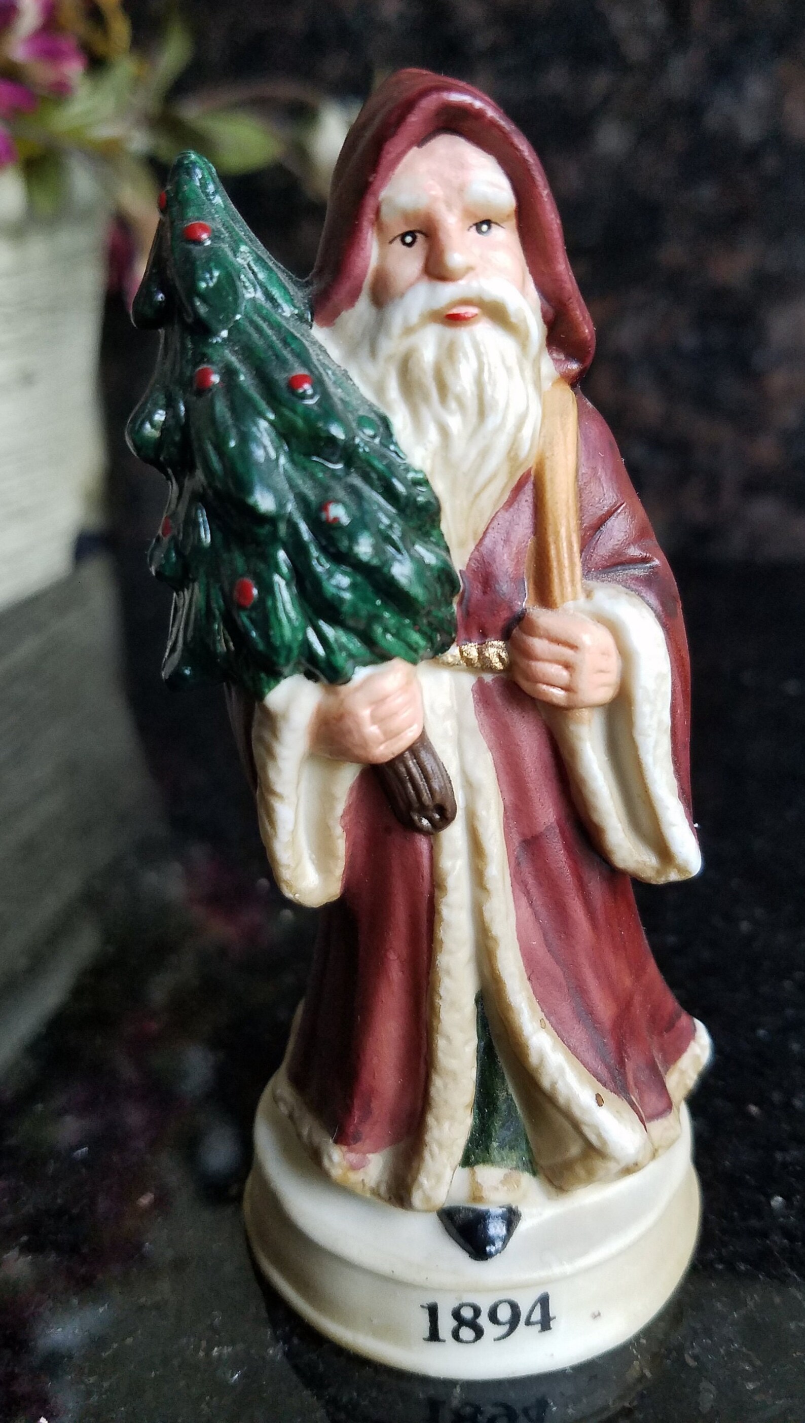 Russ Berrie Memories of Santa Reproduction Christmas Figurines - Lot of ...