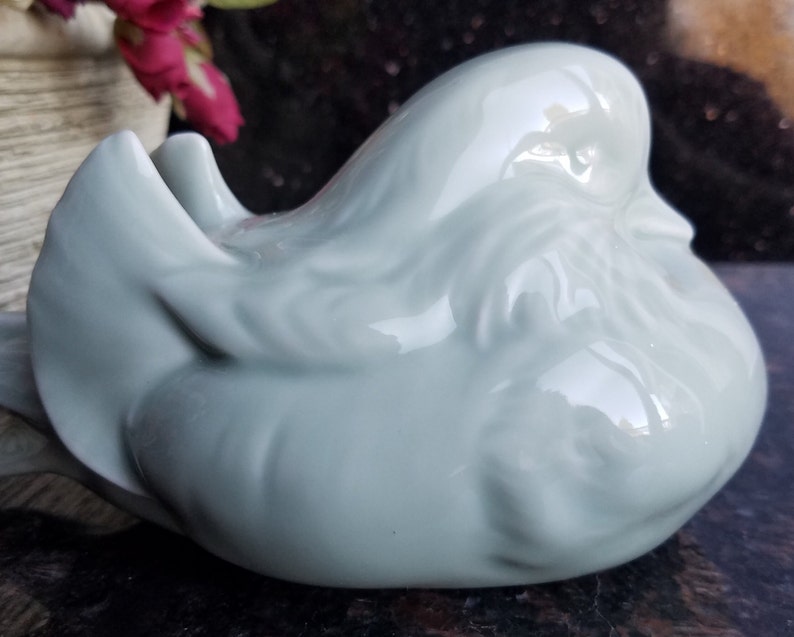 Porcelain Mandarin Duck / Celadon Mandarin Duck Set of 2 - Etsy
