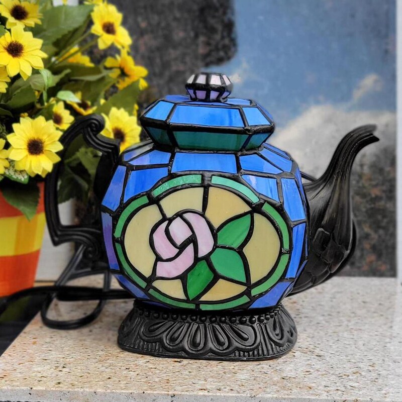 Stained Glass Teapot - Etsy