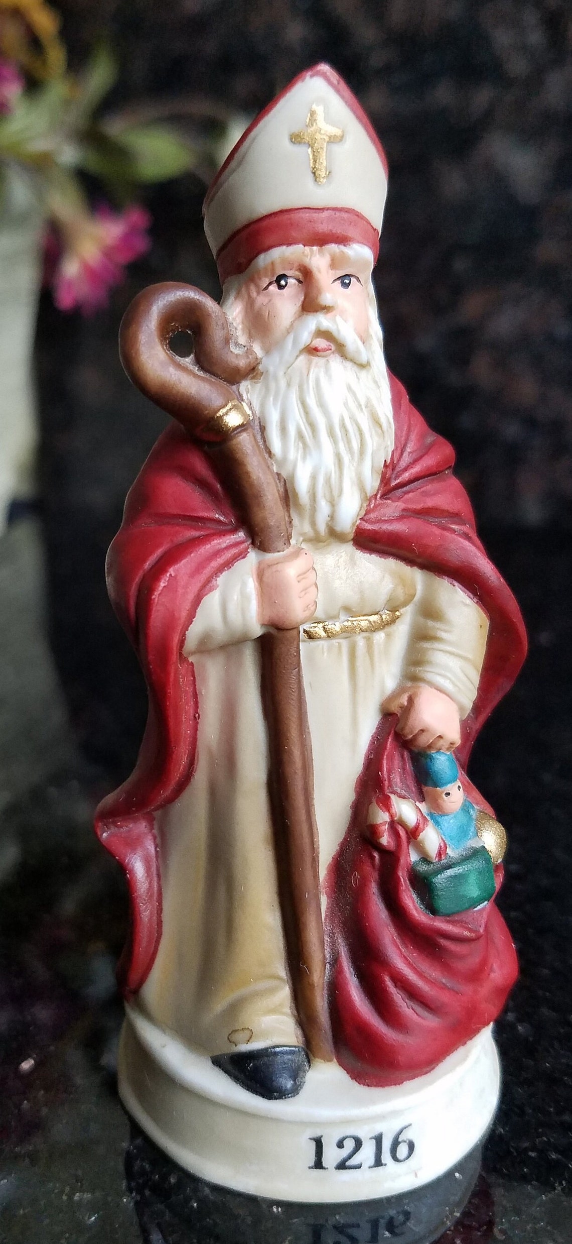 Russ Berrie Memories of Santa Reproduction Christmas Figurines - Lot of ...