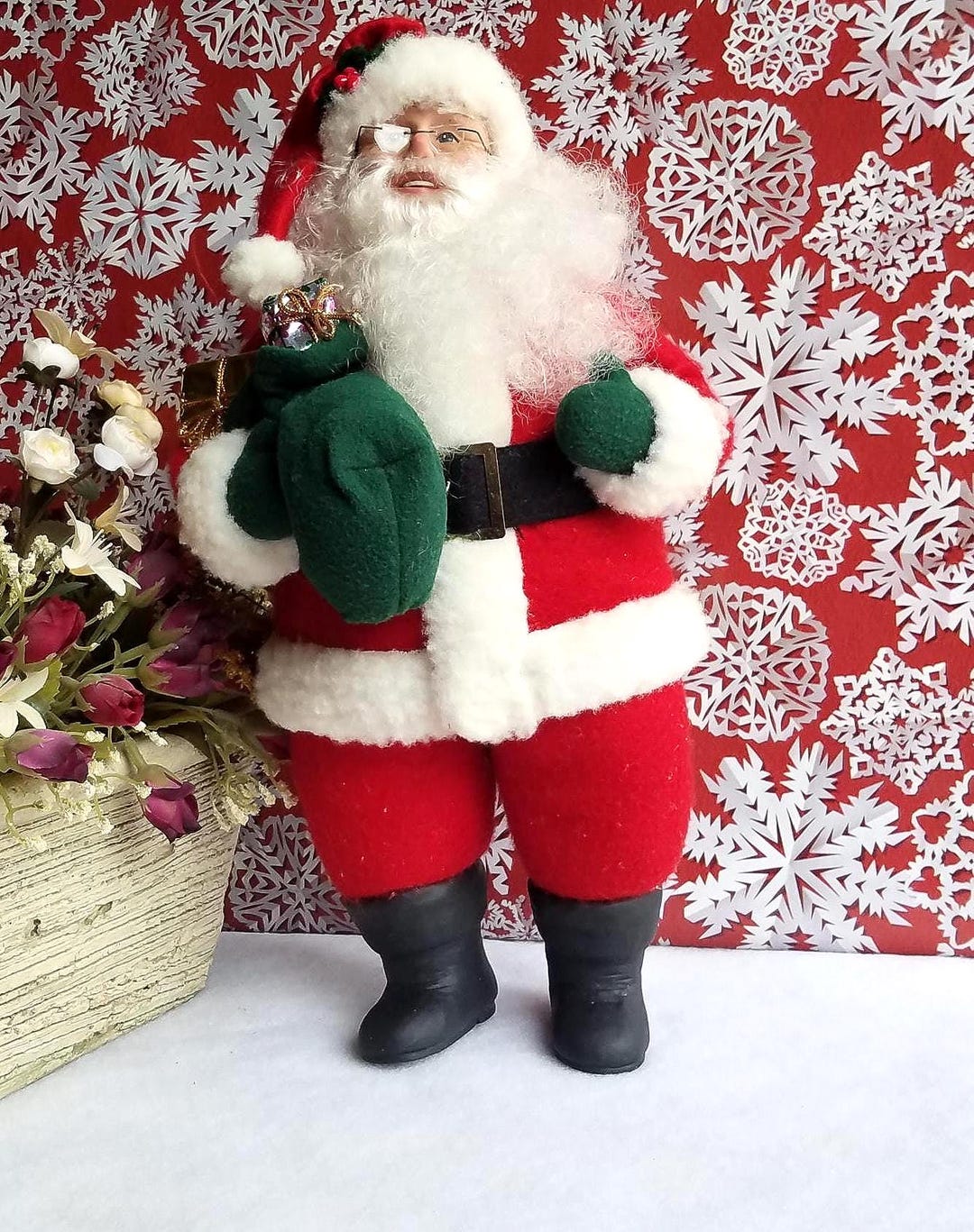 Soft Plush Santa Claus Doll/figurine/plush Toy - 15"h - Etsy