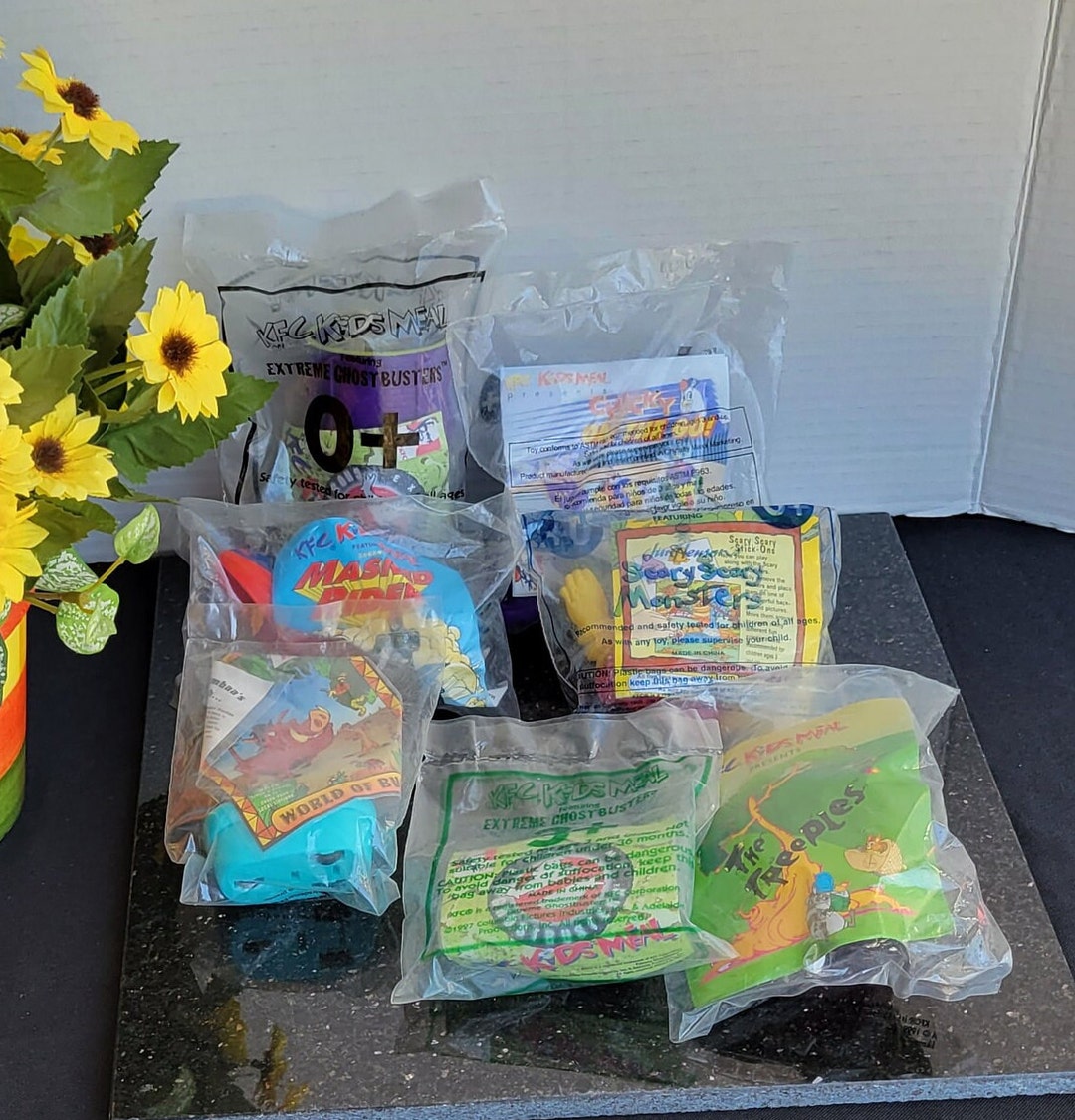 Lot of 7 KFC 90's Kid Meal Toy - Etsy