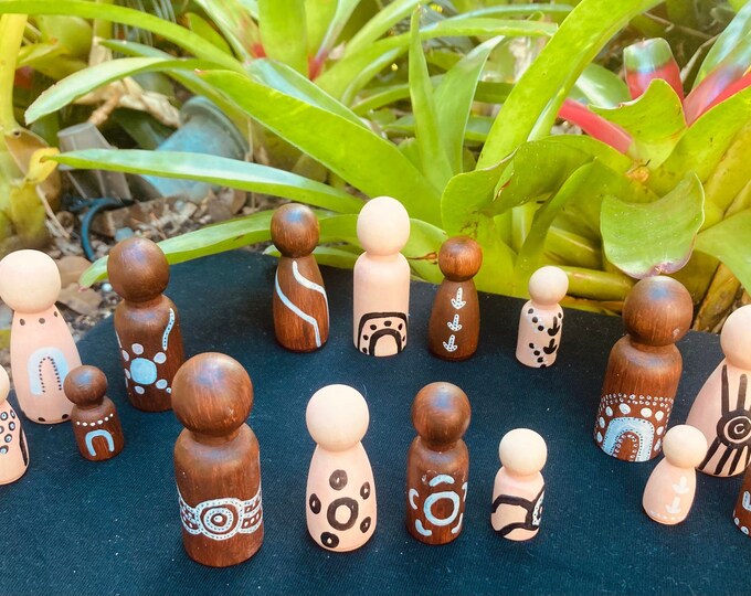 Aboriginal Peg Dolls - Etsy Australia