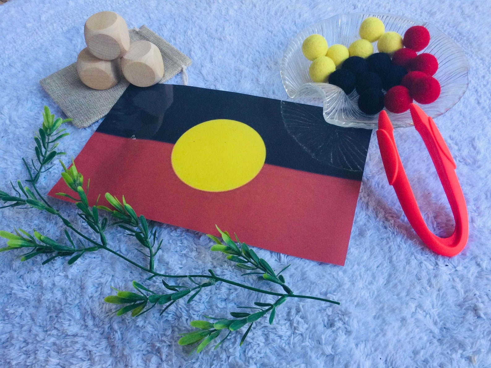 Aboriginal Theme Sensorial Felt Balls - Etsy