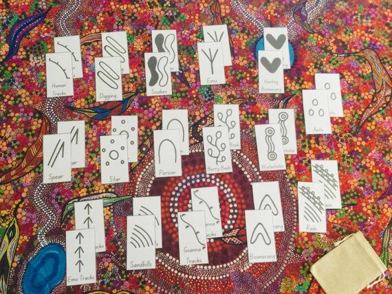 Indigenous Symbols Matching Game - Etsy Australia