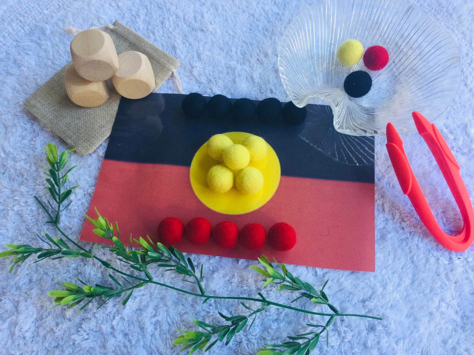Aboriginal Theme Sensorial Felt Balls - Etsy