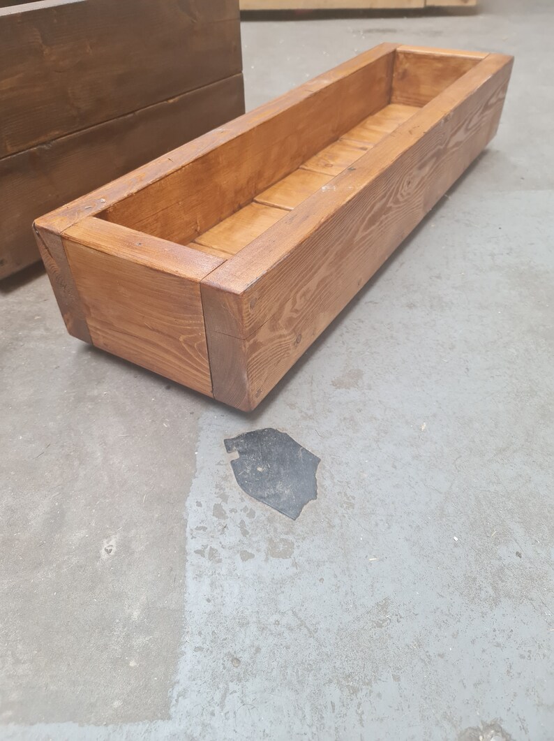 Rustic Garden Planters - Etsy