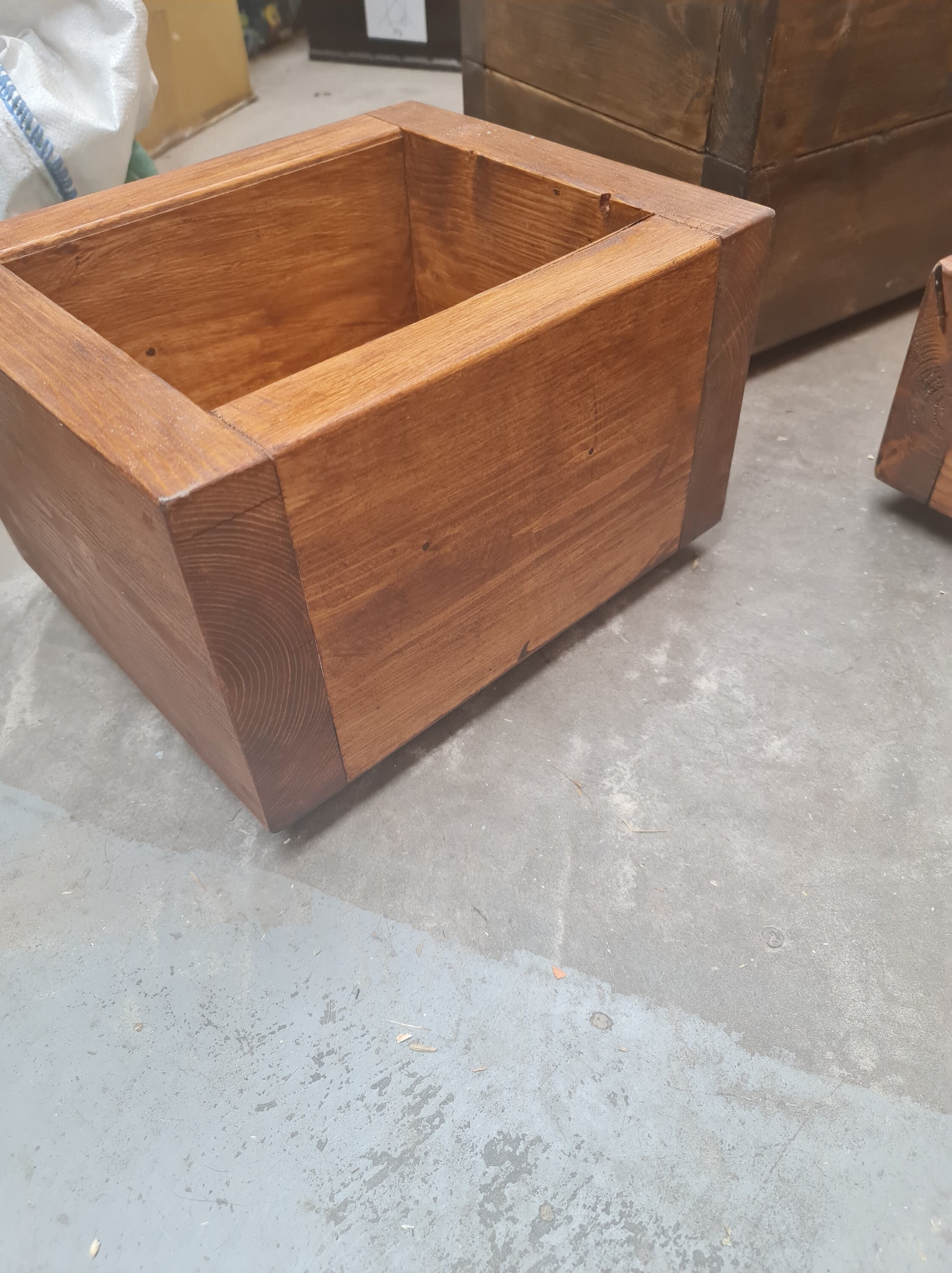 Rustic Garden Planters - Etsy
