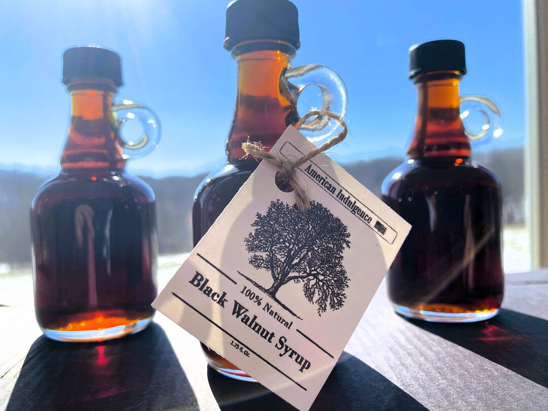 Pure Black Walnut Syrup, Made in Wisconsin/ Birthday, Gift, Father ...