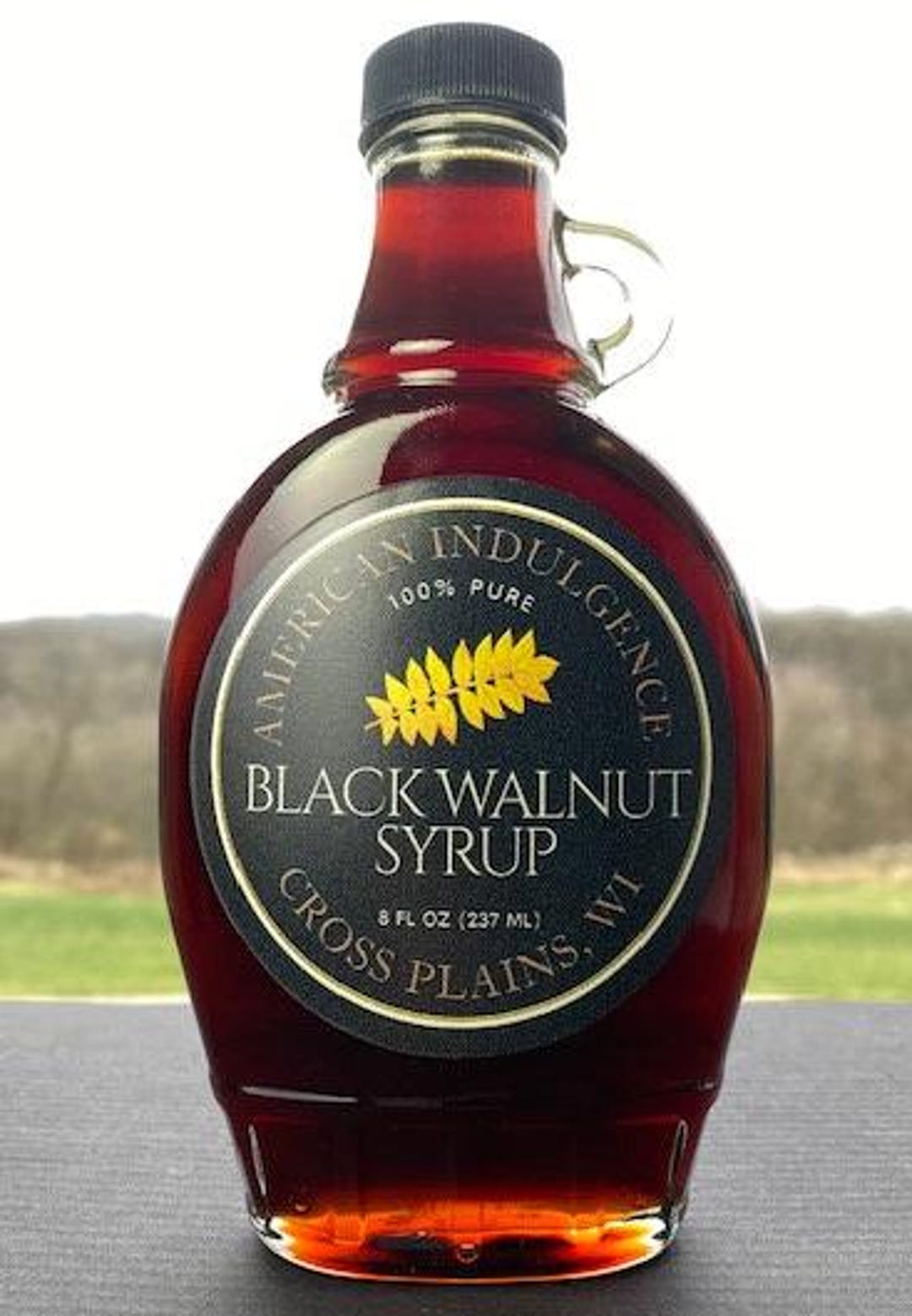 Pure Black Walnut Syrup, Made in Wisconsin/ Birthday, Gift, Father ...