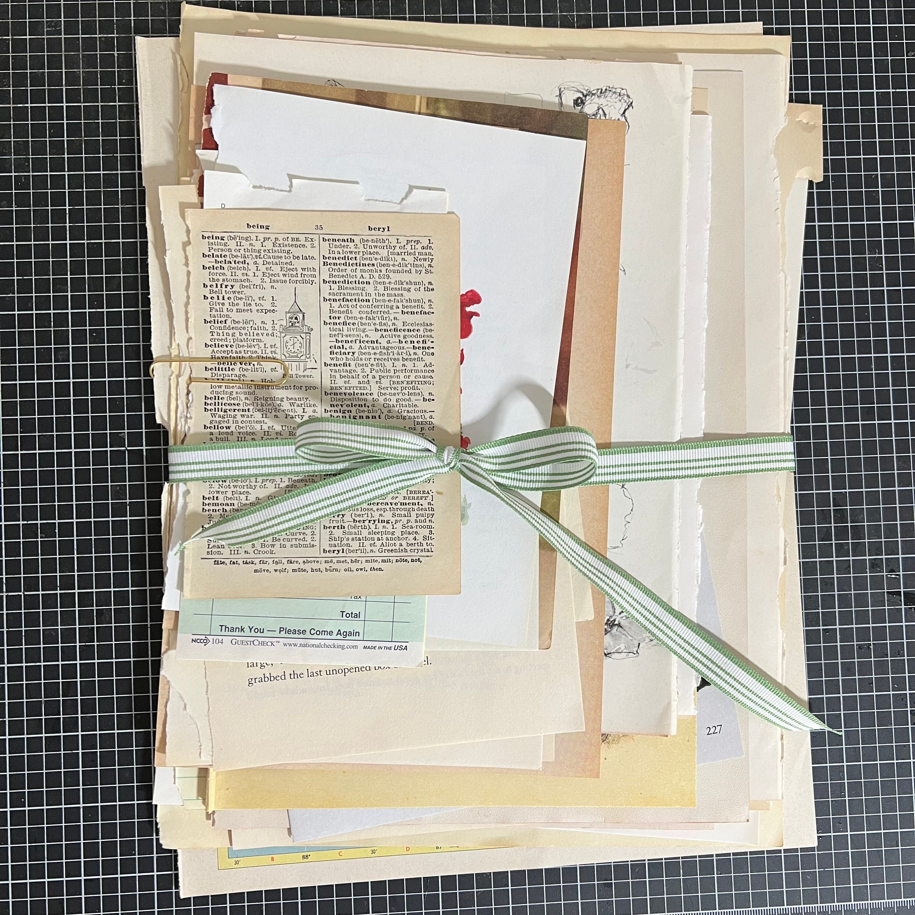 Junk Journaling Paper Pack - Etsy