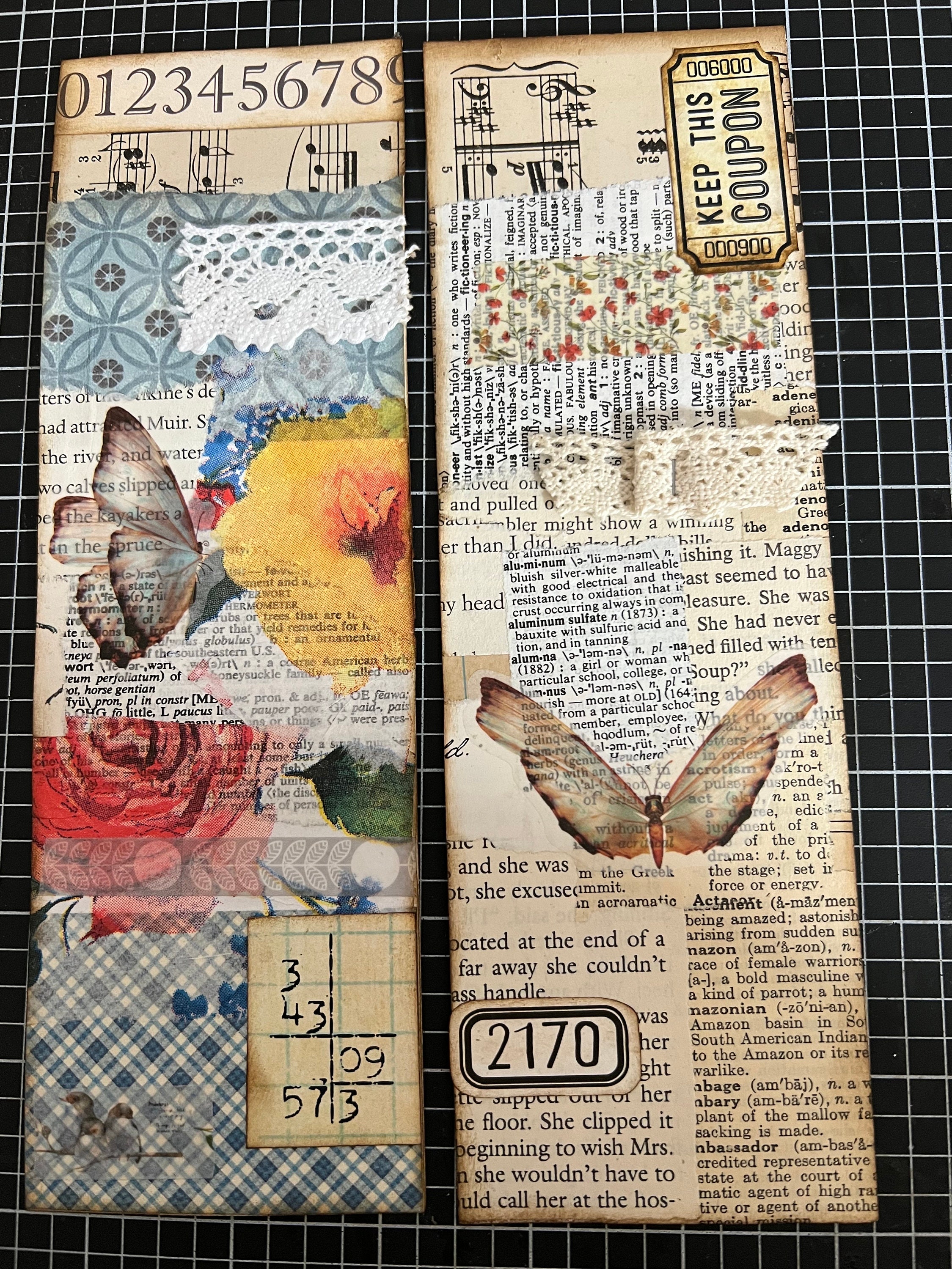 Set of Five snippet Strips Set 4 - Etsy