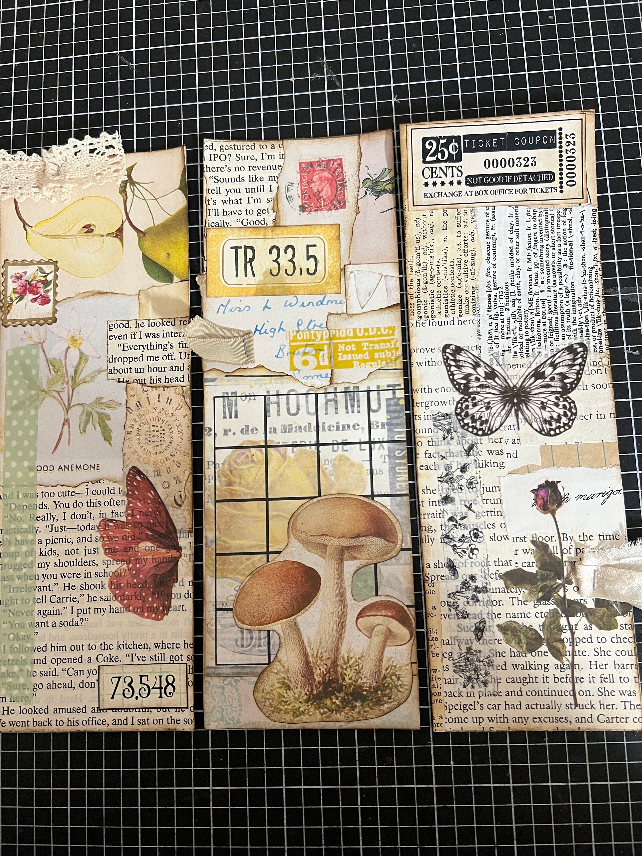 Set of Five snippet Strips Set 4 - Etsy