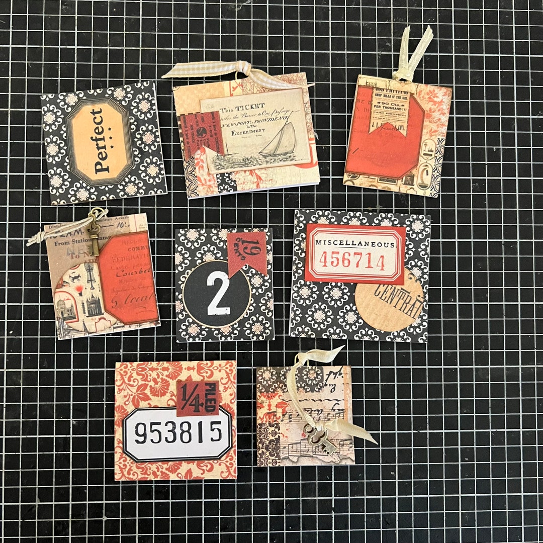 Set of 8 Hidden "paper Clips" for a Junk Journal or to Use as a ...