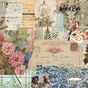 Collage Papers No1! Digital Papers & Ephemera Printable - Etsy
