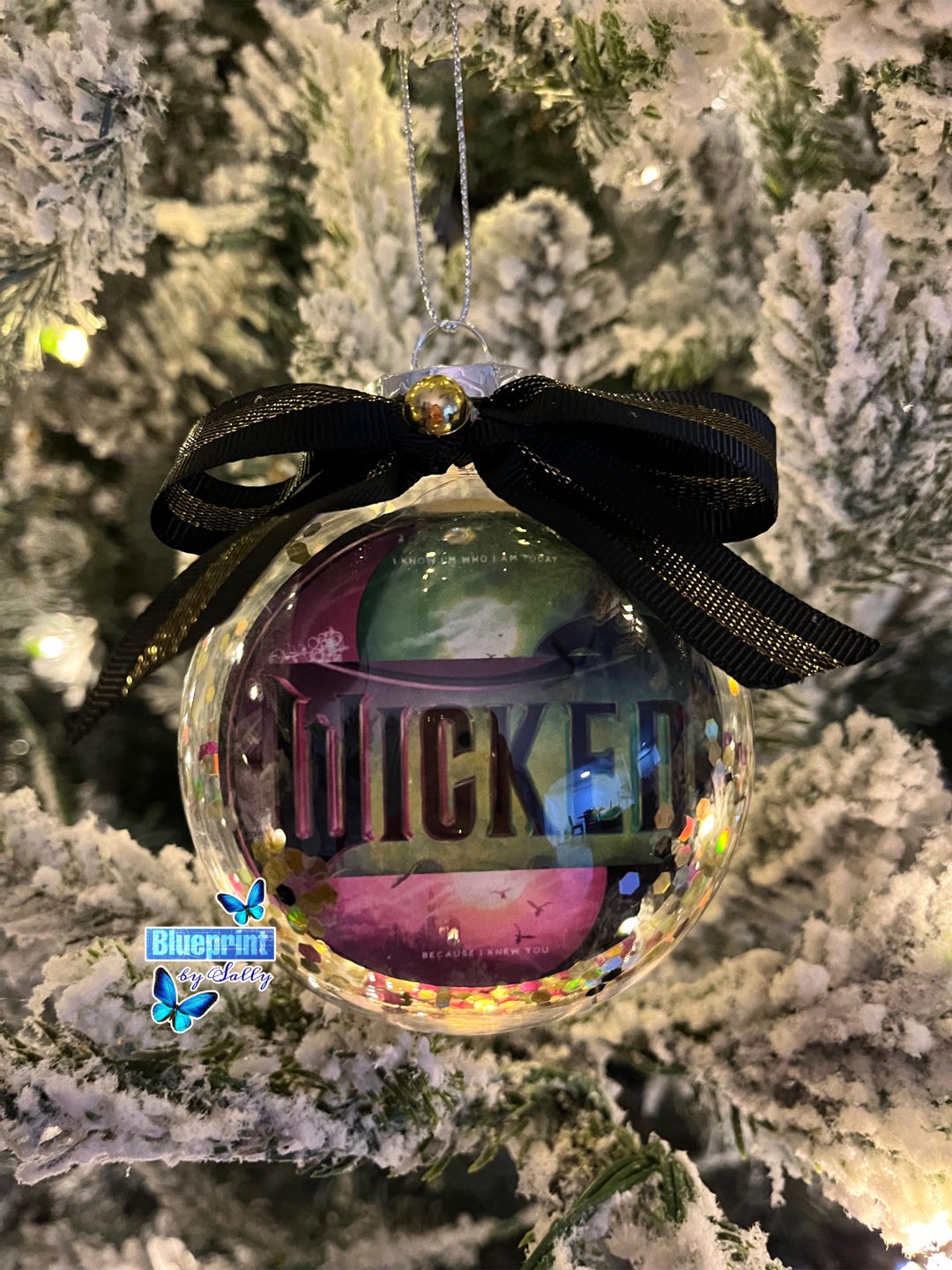 Wicked Christmas Ornament, WICKED Movie Ornament, Wizard of Oz, Custom ...