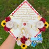 Graduation Flower Cap Topper, 1st Generation Graduate, Mexico ...