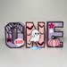 Spooky One 3D Letters, Spooky One Hot Pink Decor, Little Boo, Spooky ...