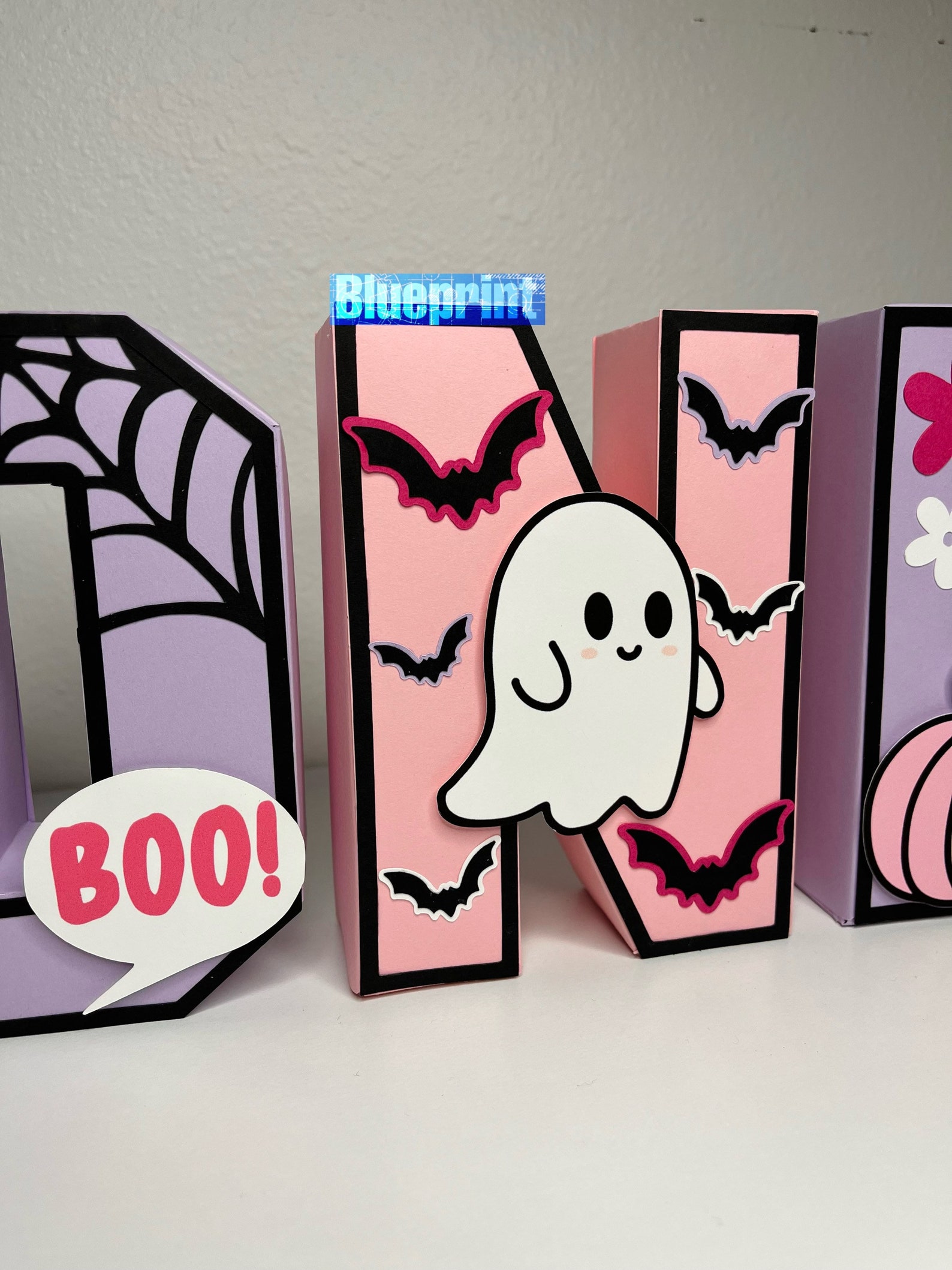 Spooky One 3D Letters Spooky One Hot Pink Decor Little Boo - Etsy