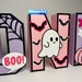 Spooky One 3D Letters, Spooky One Hot Pink Decor, Little Boo, Spooky ...