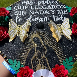 Virgin Mary Graduation Cap, Mexico Grad Topper, Graduation, First ...