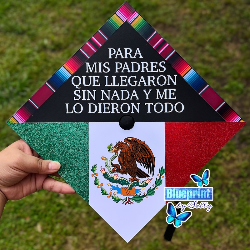 Mexican Graduation Cap Topper - Etsy