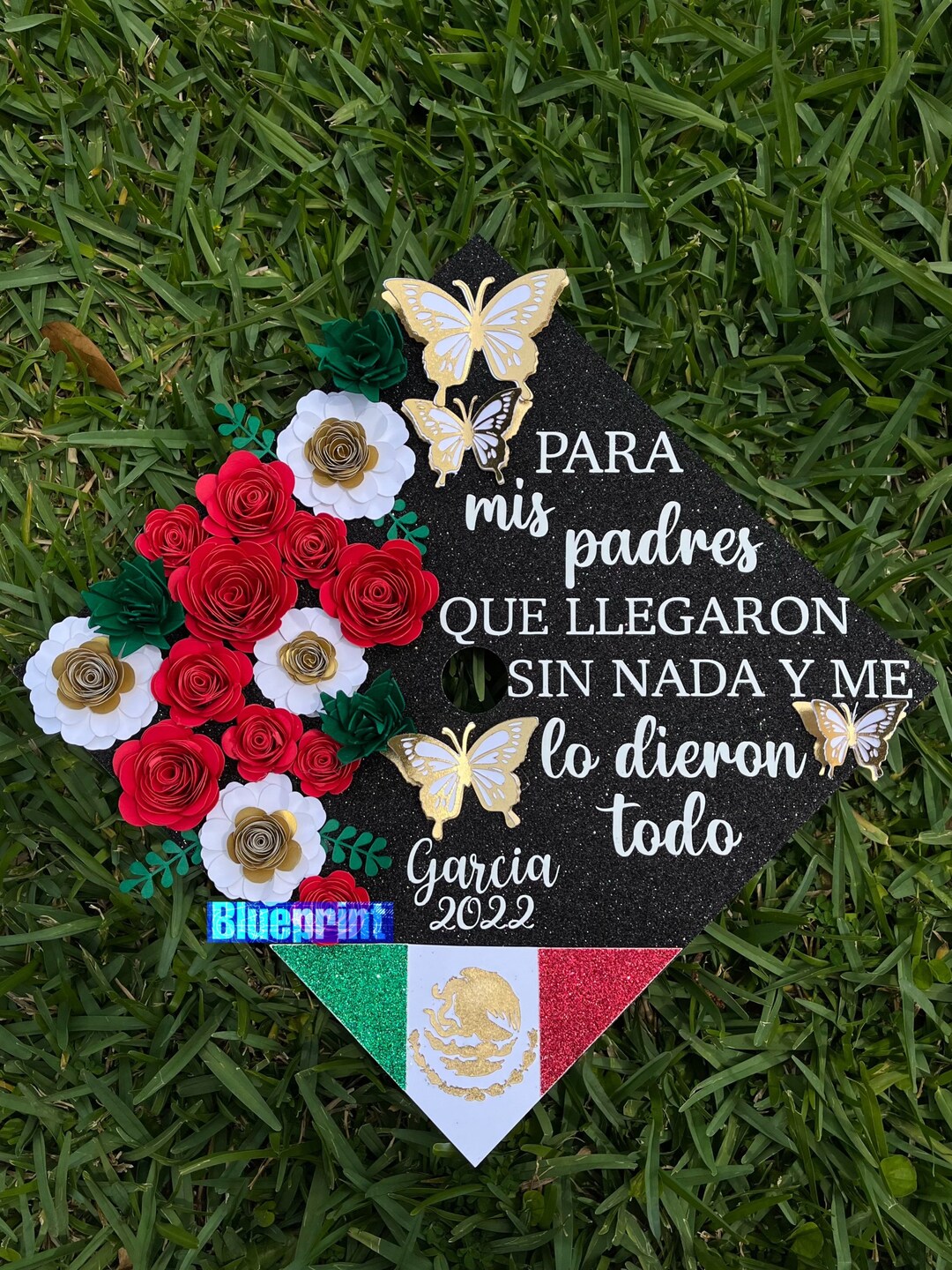 Mexico Graduation Topper First Generation Graduation Cap - Etsy