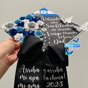 Honduras First Generation Grad Cap, Honduras Flag, Class of 2024, Royal ...