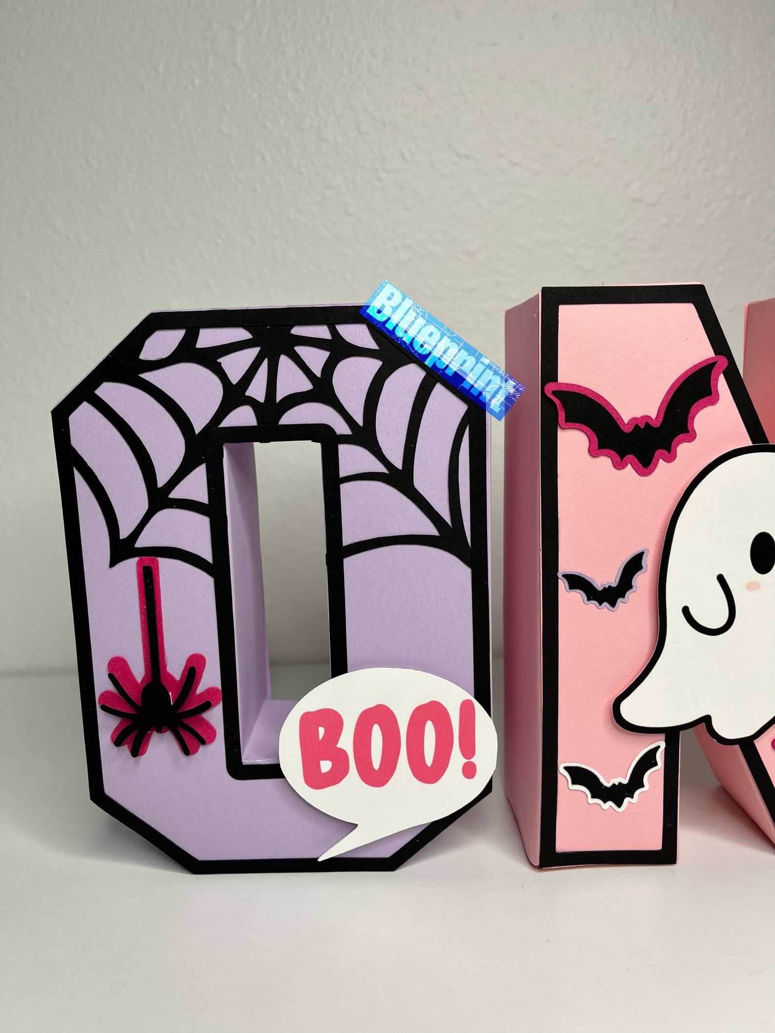 Spooky One 3D Letters Spooky One Hot Pink Decor Little Boo - Etsy