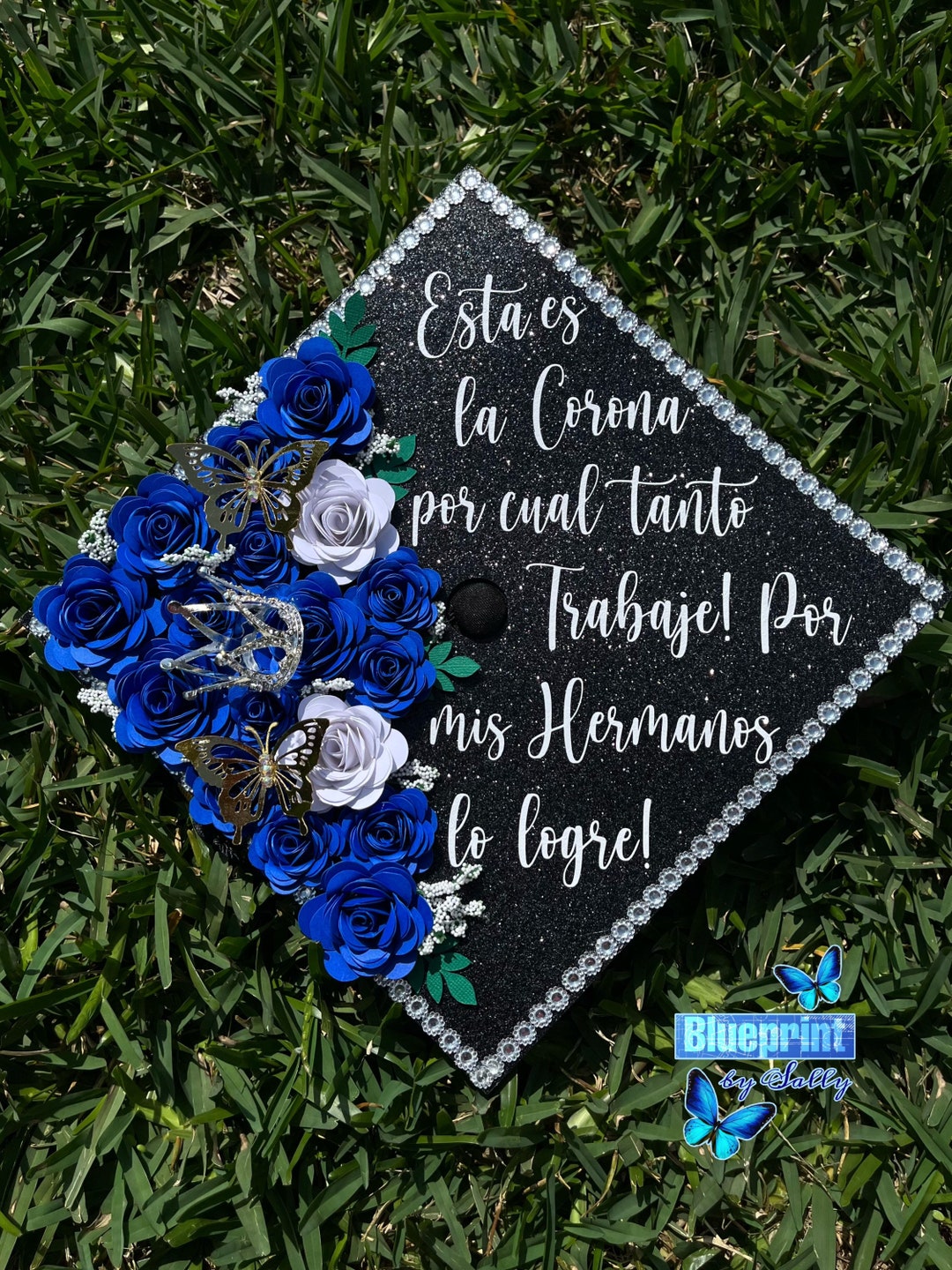 Crown Graduation Topper El Salvador Grad Cap First - Etsy