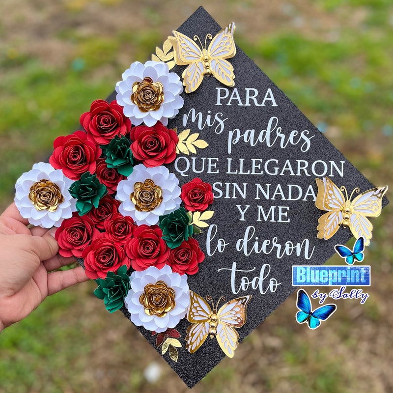 Flowers for Graduation Cap - Etsy