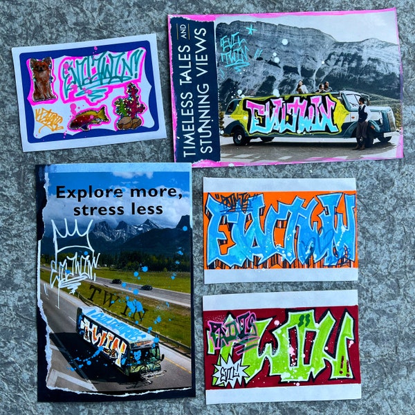 Graffiti Stickers - Etsy