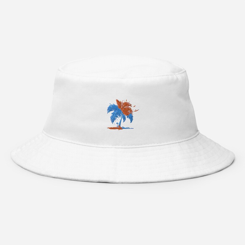 Summer Vibes Palm Tree Bucket Hat - Etsy