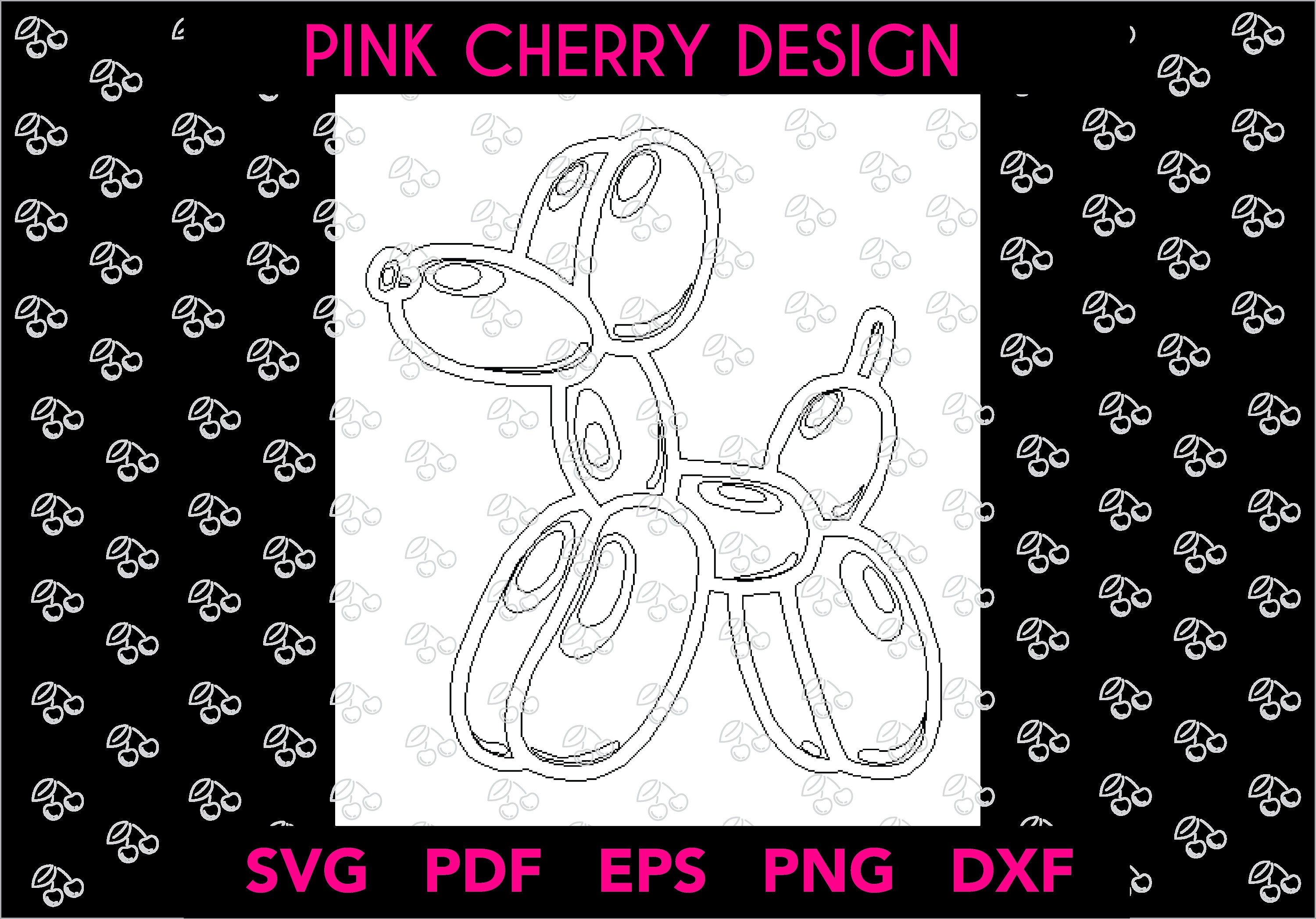 Balloon Dog File Eps / Png / Svg / Pdf / Dxf Design Instant - Etsy