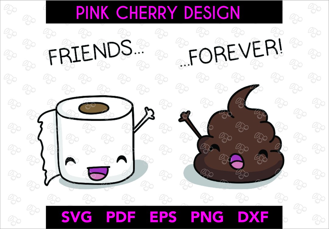 POOP TOILET PAPER Best Friends Forever Best Friends Friendship - Etsy