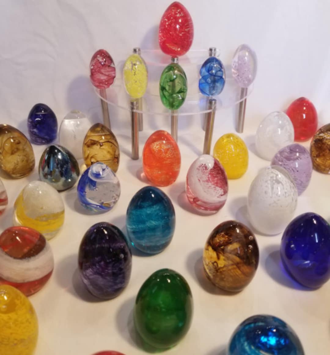 Glass Easter Egg: Decorative Handmade Object - Etsy