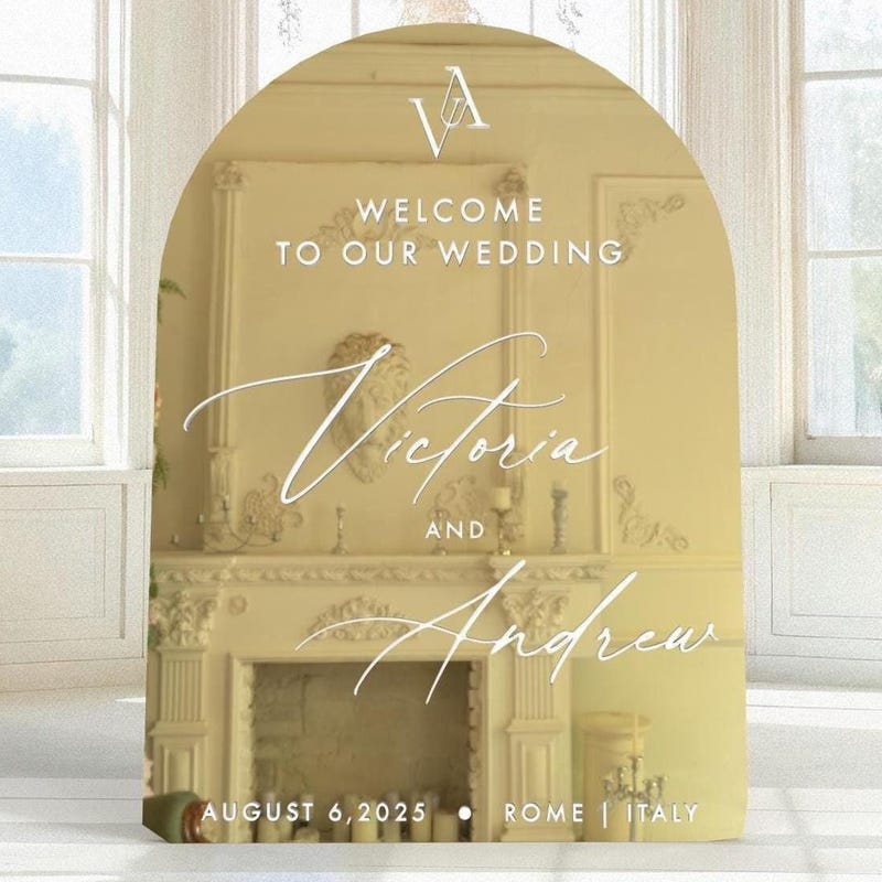 Elegant 3d Wedding Signs - Etsy