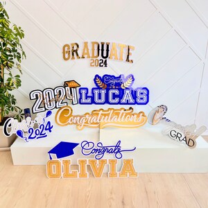 Congratulations Sign, Graduation Backdrop Sign, Grad Party Decor ...