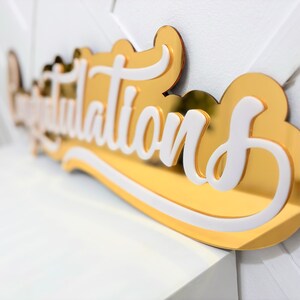 Congratulations Sign, Graduation Backdrop Sign, Grad Party Decor ...