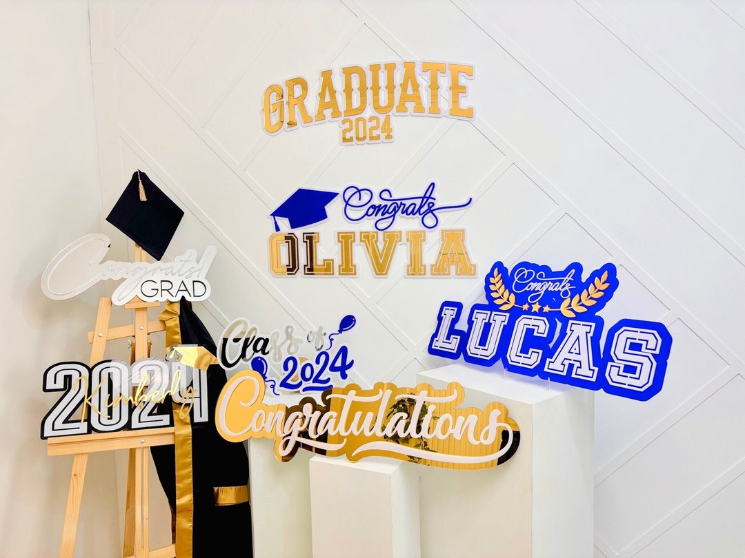 Graduation Party Sign, Grad Party Photo Backdrop Decoration, Graduation ...
