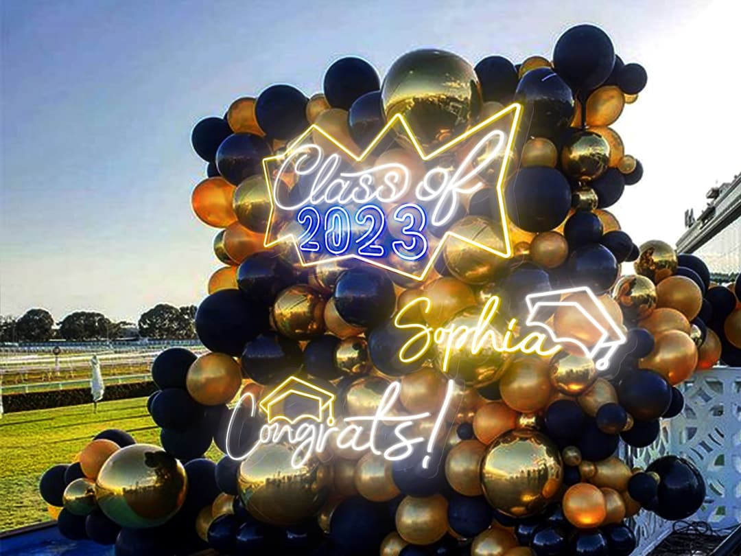 Custom Graduation Neon Sign: Personalized Party Decor - Etsy