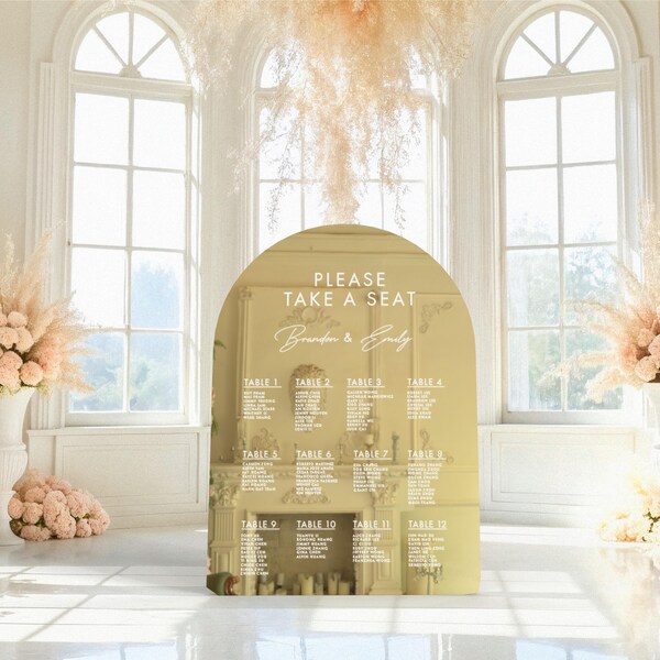 Seating Chart Frame - Etsy