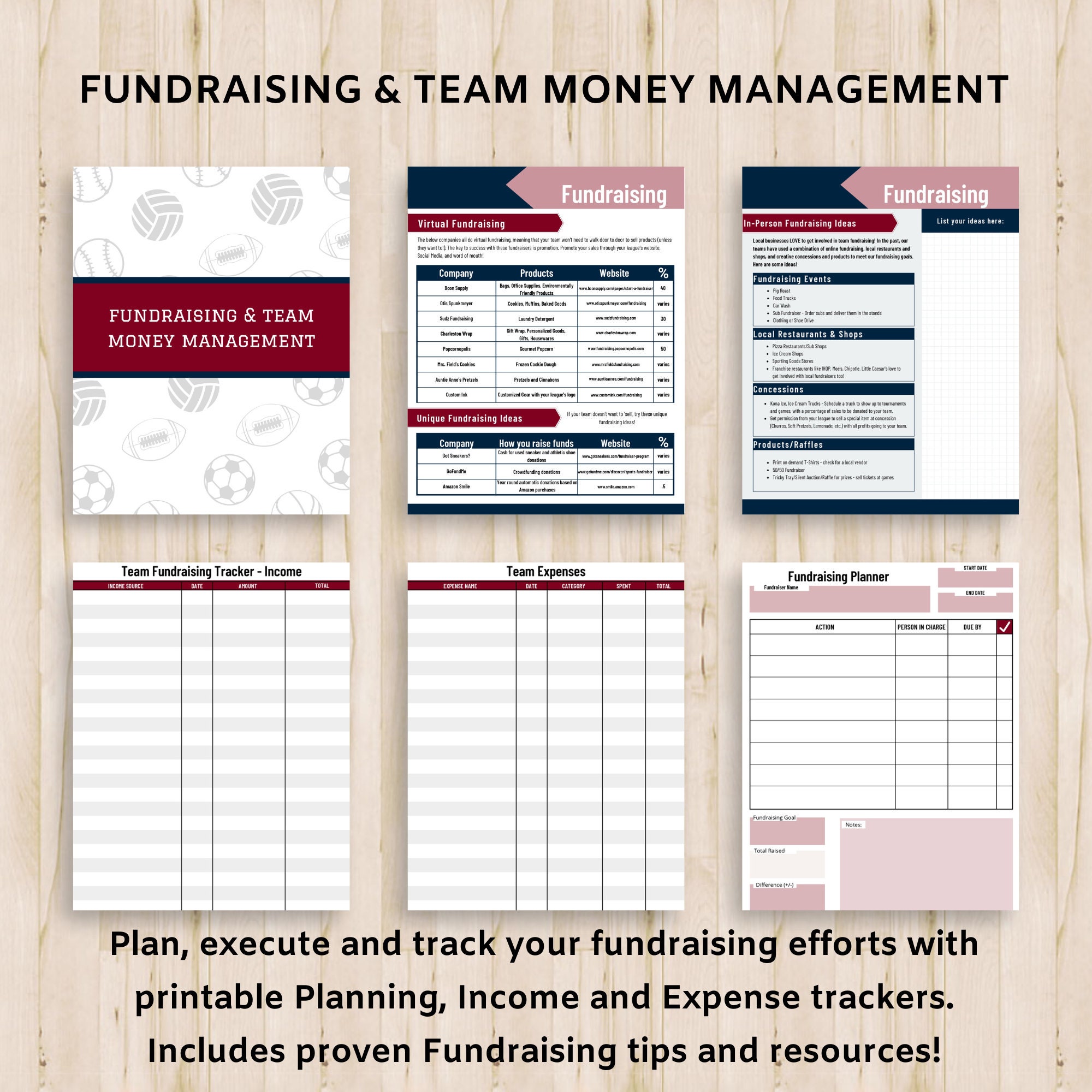 Team Mom Printables for Football Soccer Baseball Cheer and - Etsy