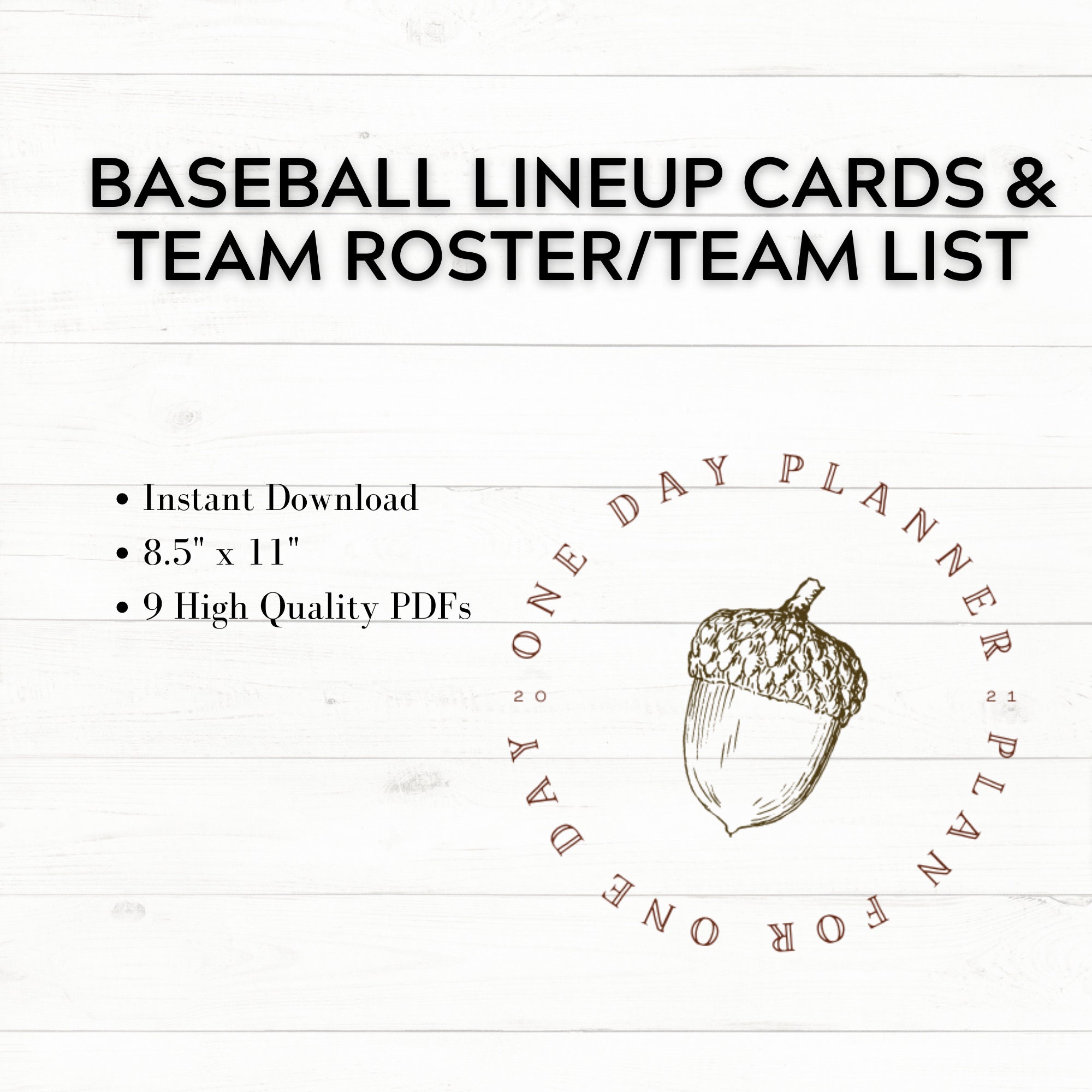 Baseball Line up Card Printable, Baseball Lineup Board and Batting ...