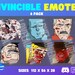 INVINCIBLE Emote Pack INSTANT DOWNLOAD Omni Man nolan Grayson ...